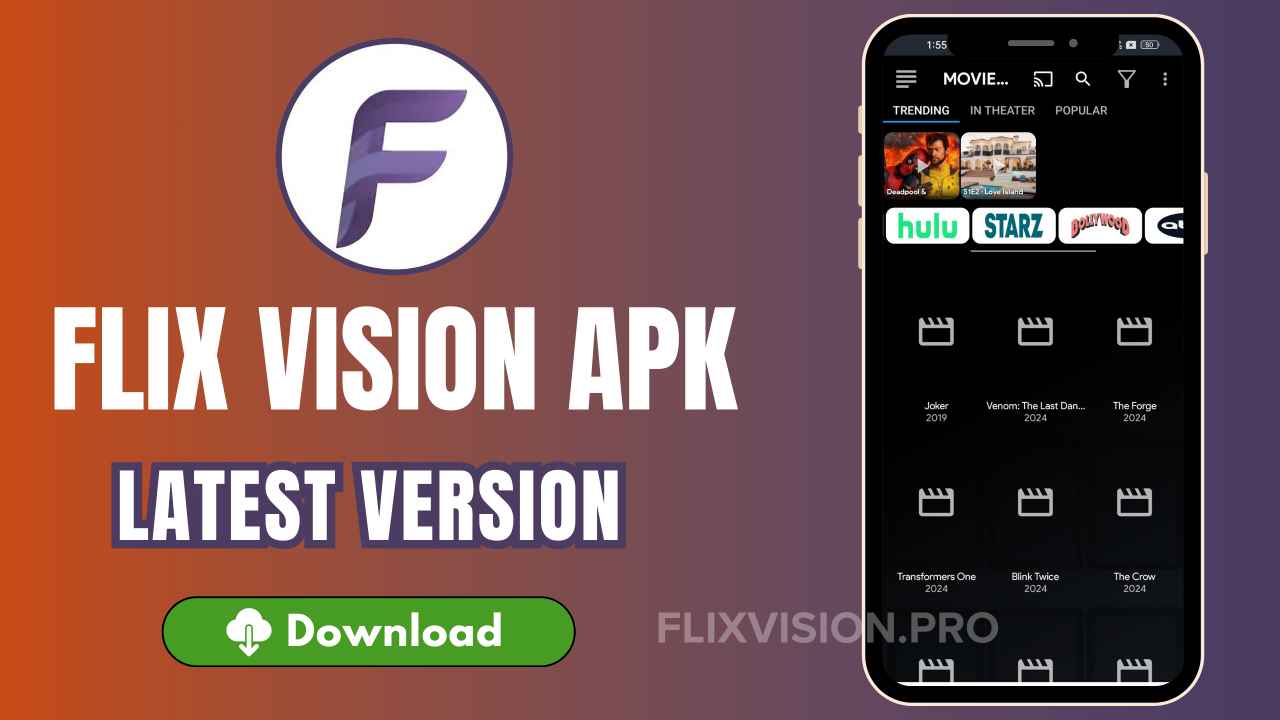 Flix Vision APK Download (V3.0.1r Updated) For Android